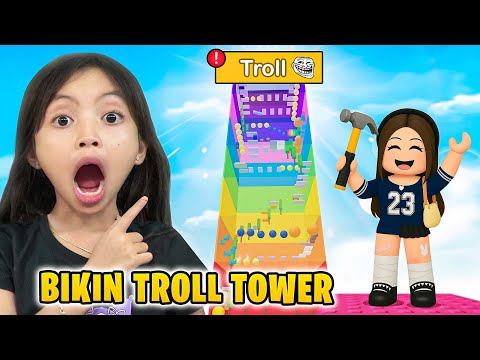 LEIKA BONGKAR RAHASIA BIKIN TOWER ROBLOX YANG PENUH JEBAKAN! [KOMPILASI ROBLOX]