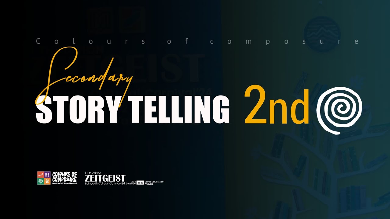 SECONDARY STORY TELLING ENG | SECOND | Colours Of Composure | Zeitgeist ...