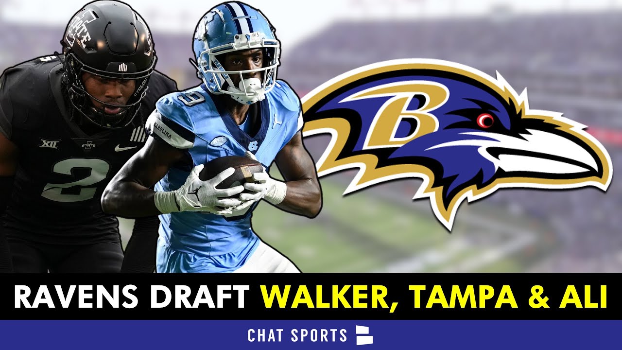 Baltimore Ravens Select Devontez Walker, T.J. Tampa & Rasheen Ali In ...