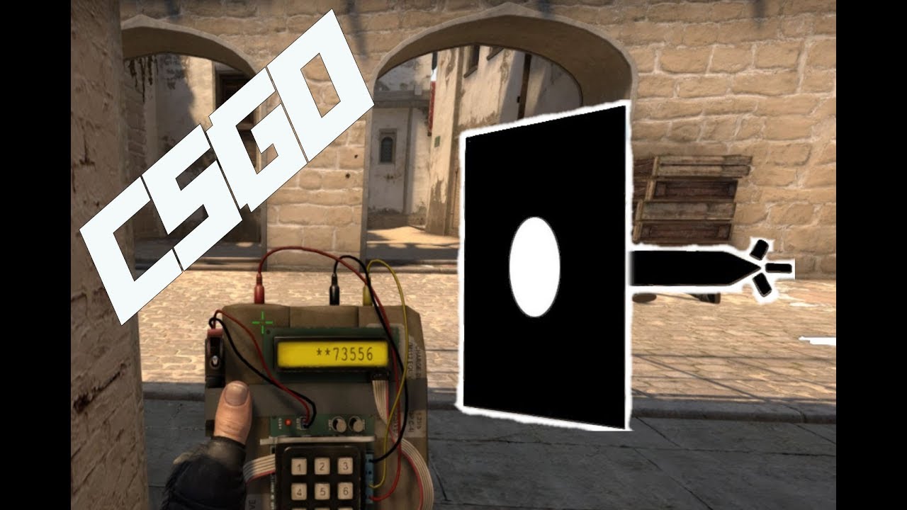 CSGO Mirage: Planting Bomb for Kitchen for a great defensive wallbang ...