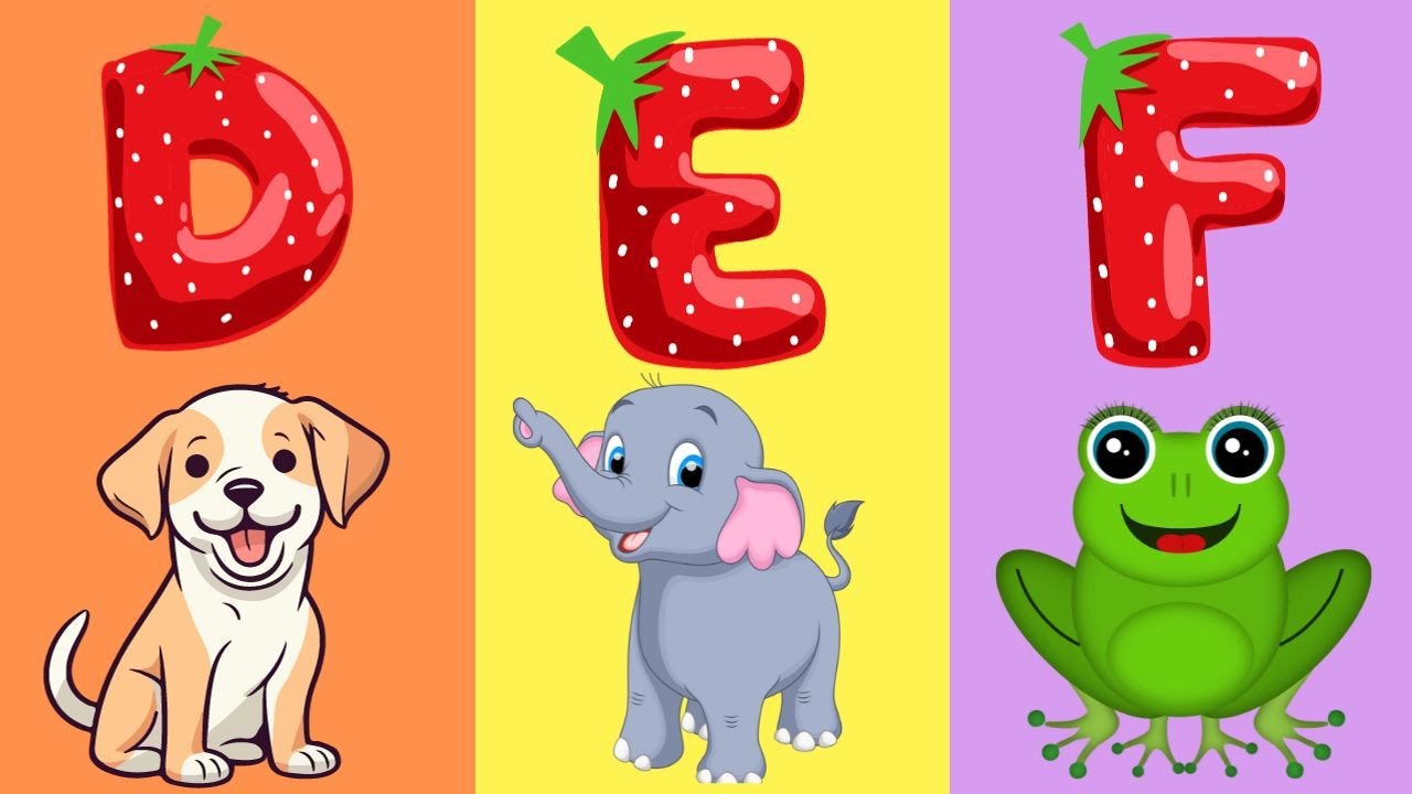 abc song | Three Alphabet song | phonic song for kindgarten - YouTube