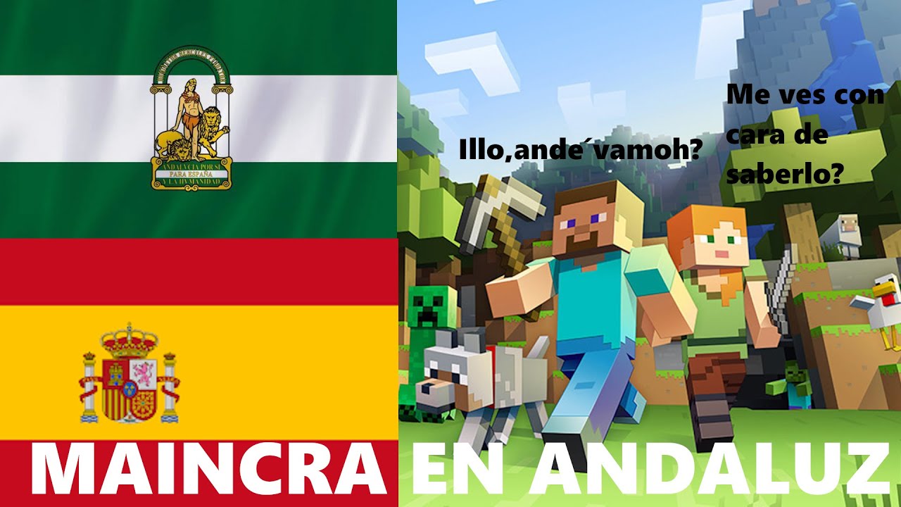 Minecraft, pero en andaluz y con memes 🤩 | #Minecraft | - YouTube