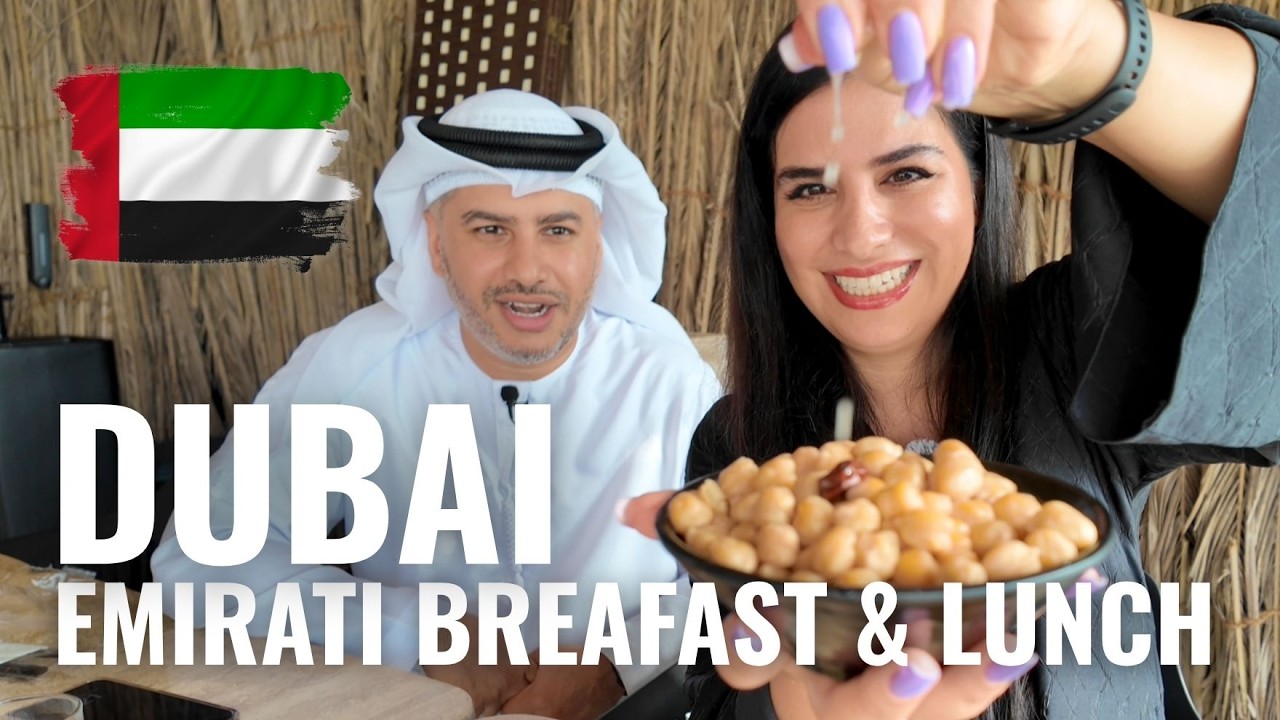 Authentic Emirati Breakfast in Dubai | Houd Restaurant Al Awir 🇦🇪 - YouTube