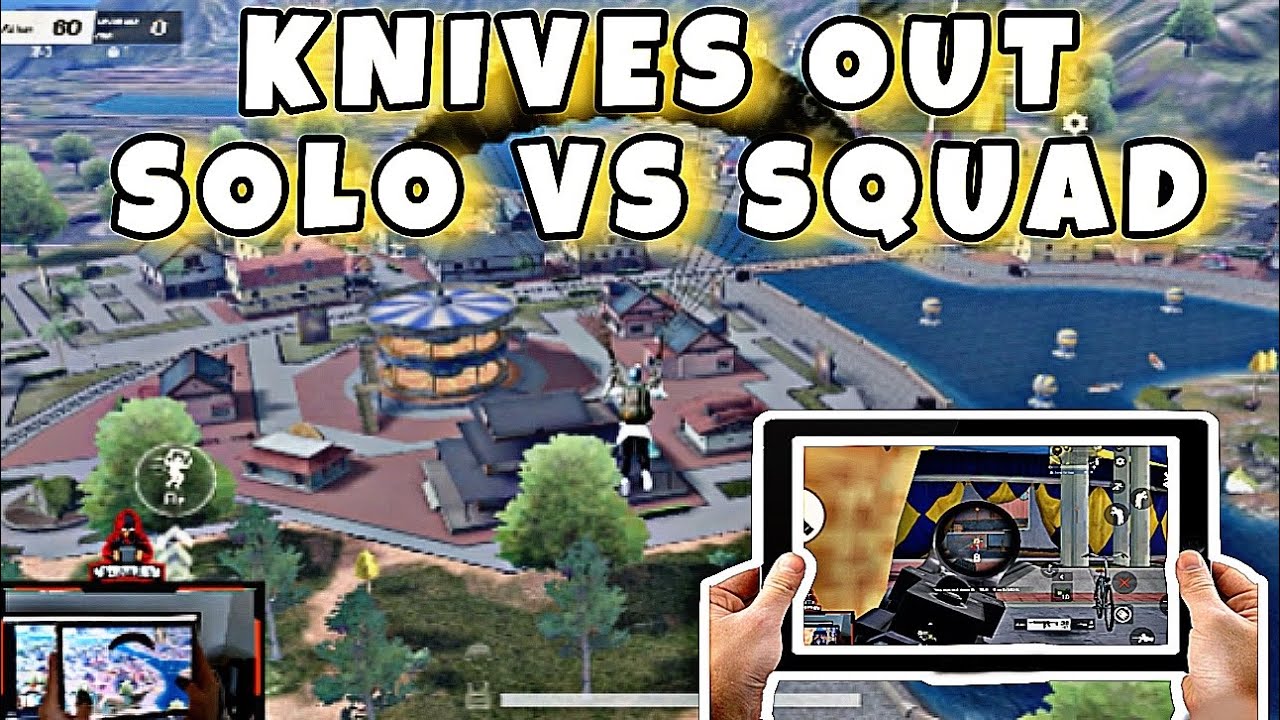Knives Out Gameplay 2024// Knives out - Solo vs squad - Battle Royale ...