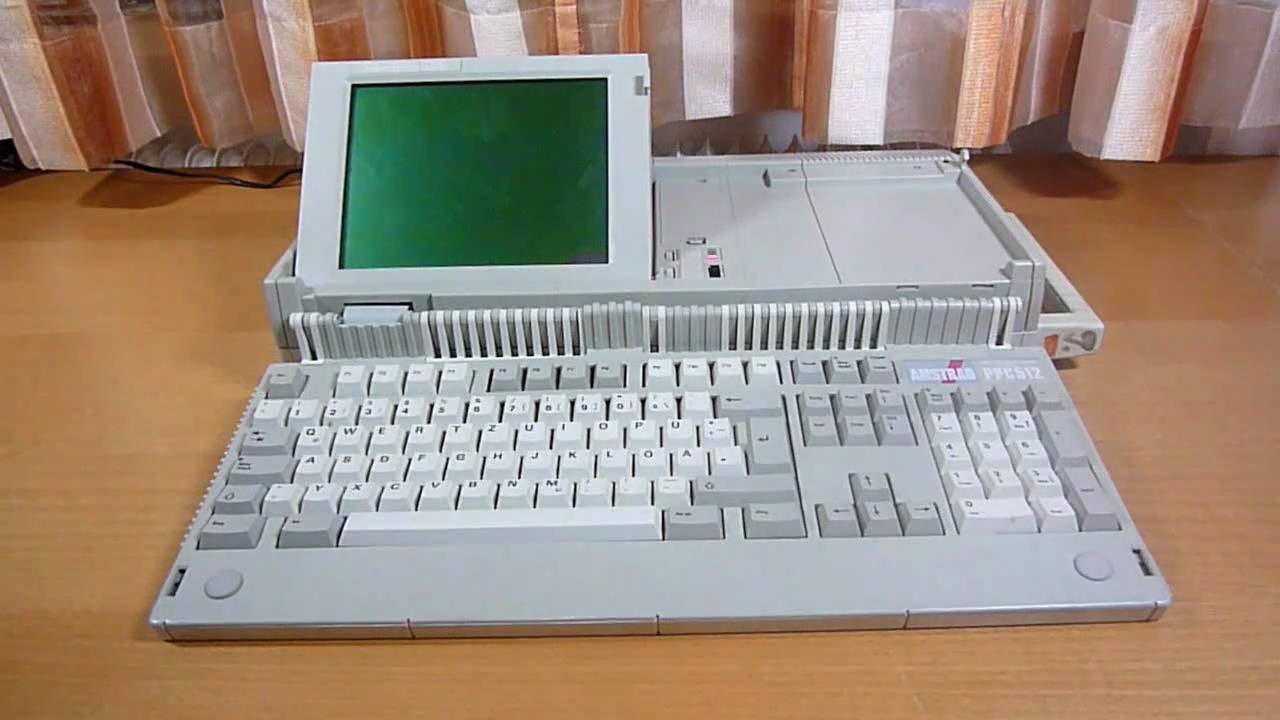 Amstrad PPC 512 - strange XT clone from the 80's - YouTube