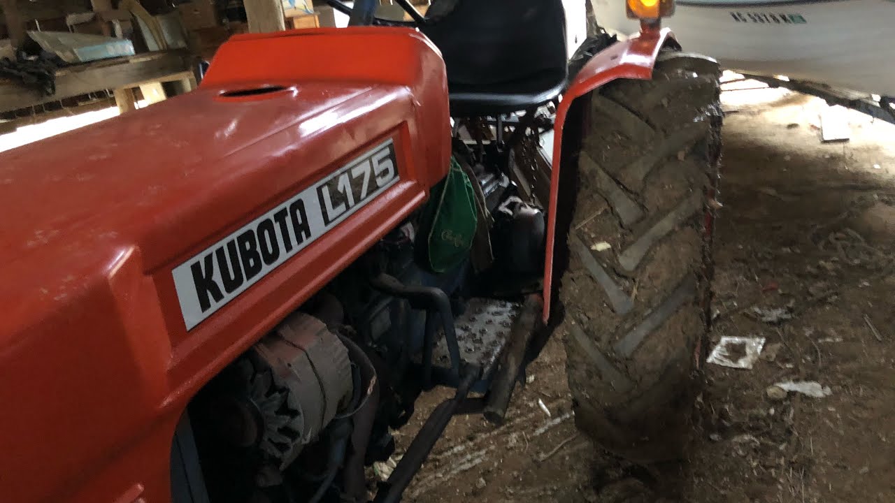 1977 KUBOTA L175 17HP Two Cylinder Diesel tractor.Out of firewood 🪵 ...