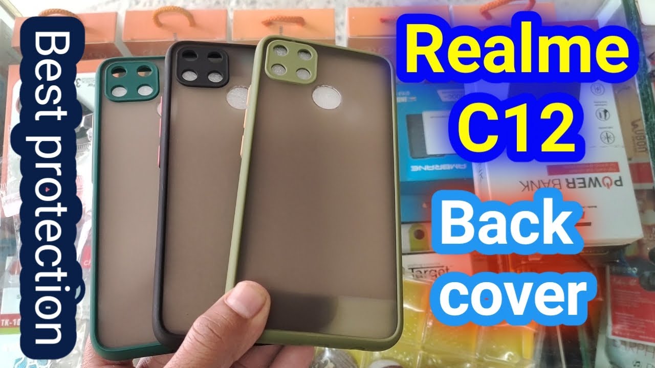 Realme C12 smoke cover | Original smoke case | back case for realme c12 ...