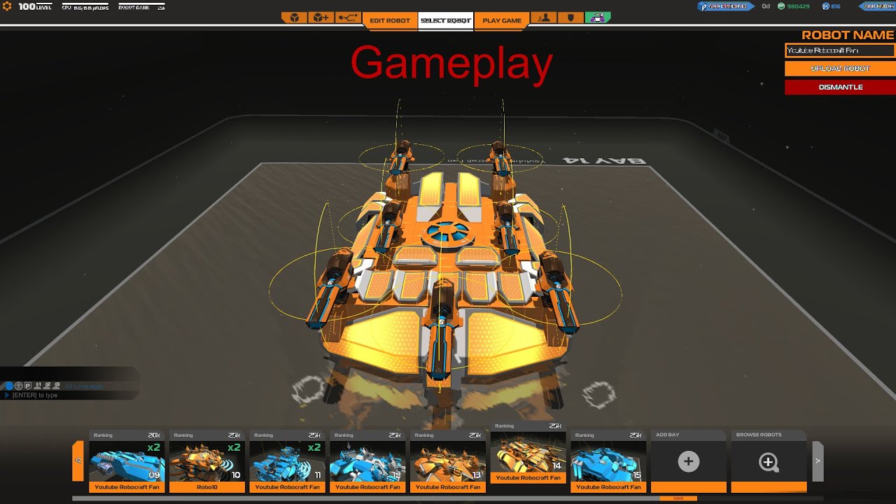 Robocraft gameplay - SMG Car - Fast Blast - YouTube