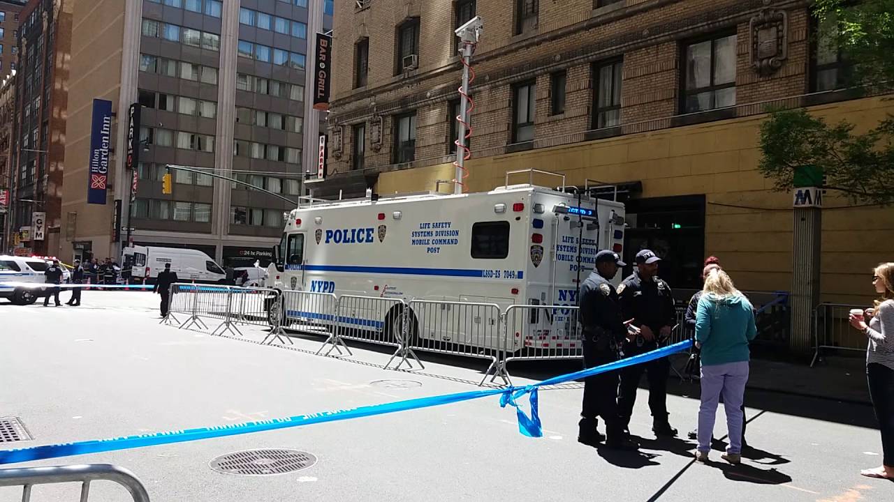 New NYPD Life Safety Systems Division Mobile Command Post On Scene Of A ...