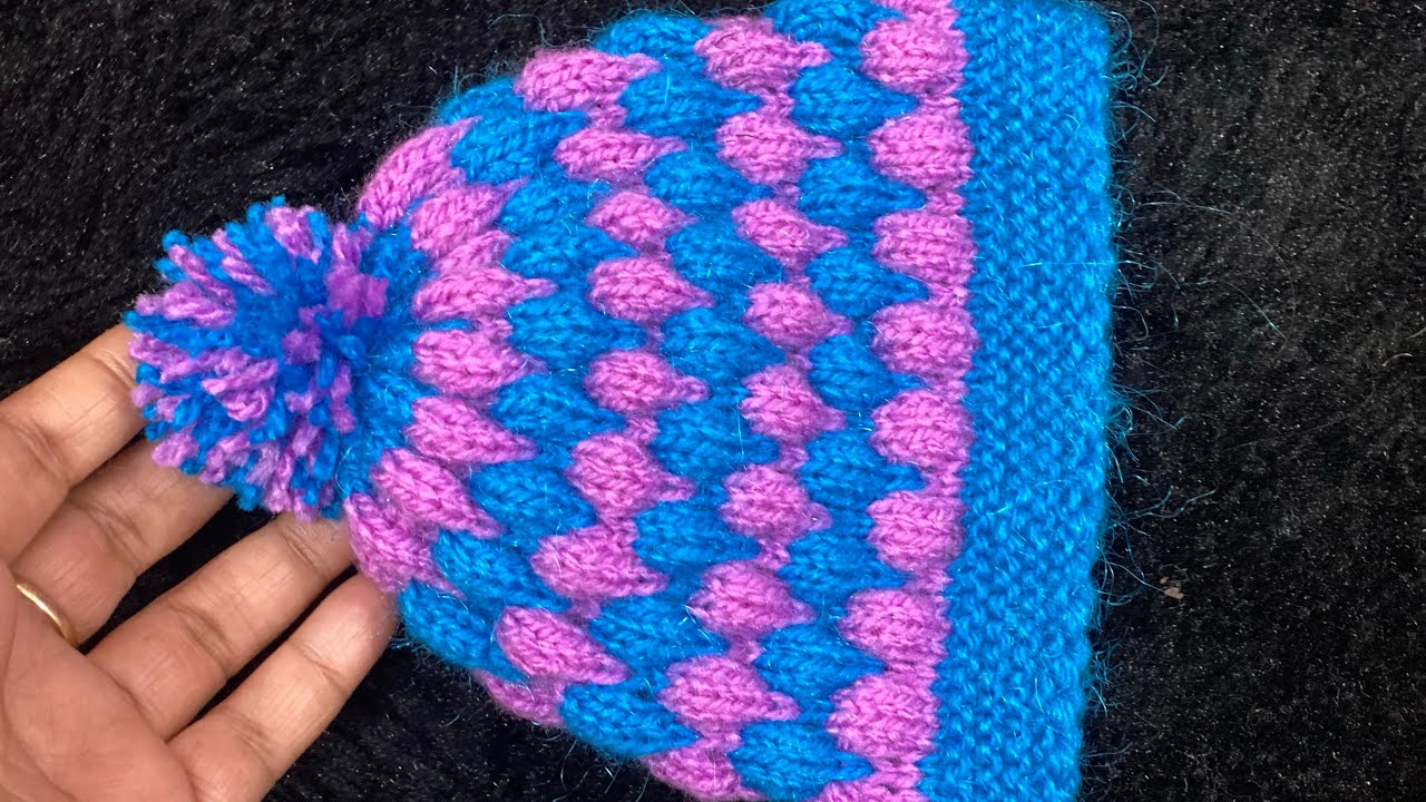 Beautiful 🤩 grapes 🍇 design ️ baby cap🥳अंगूर डिज़ाइन का बेबी केप बनाये ...