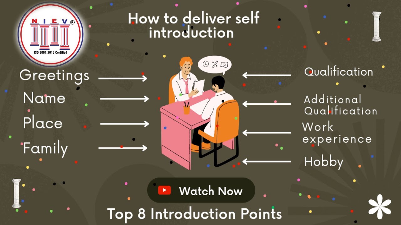 Top 8 points to deliver a self-introduction effectively (Think English ...
