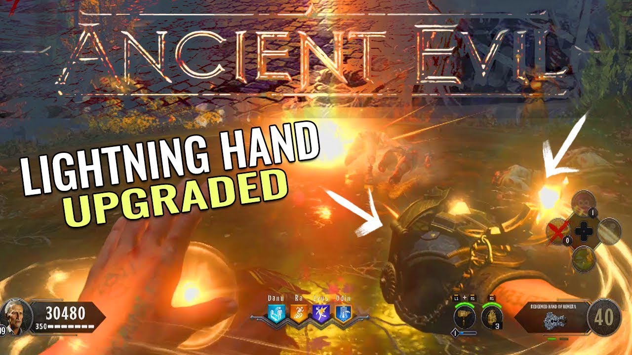 ANCIENT EVIL "LIGHTNING" WONDER WEAPON UPGRADE TUTORIAL - "HAND OF ...