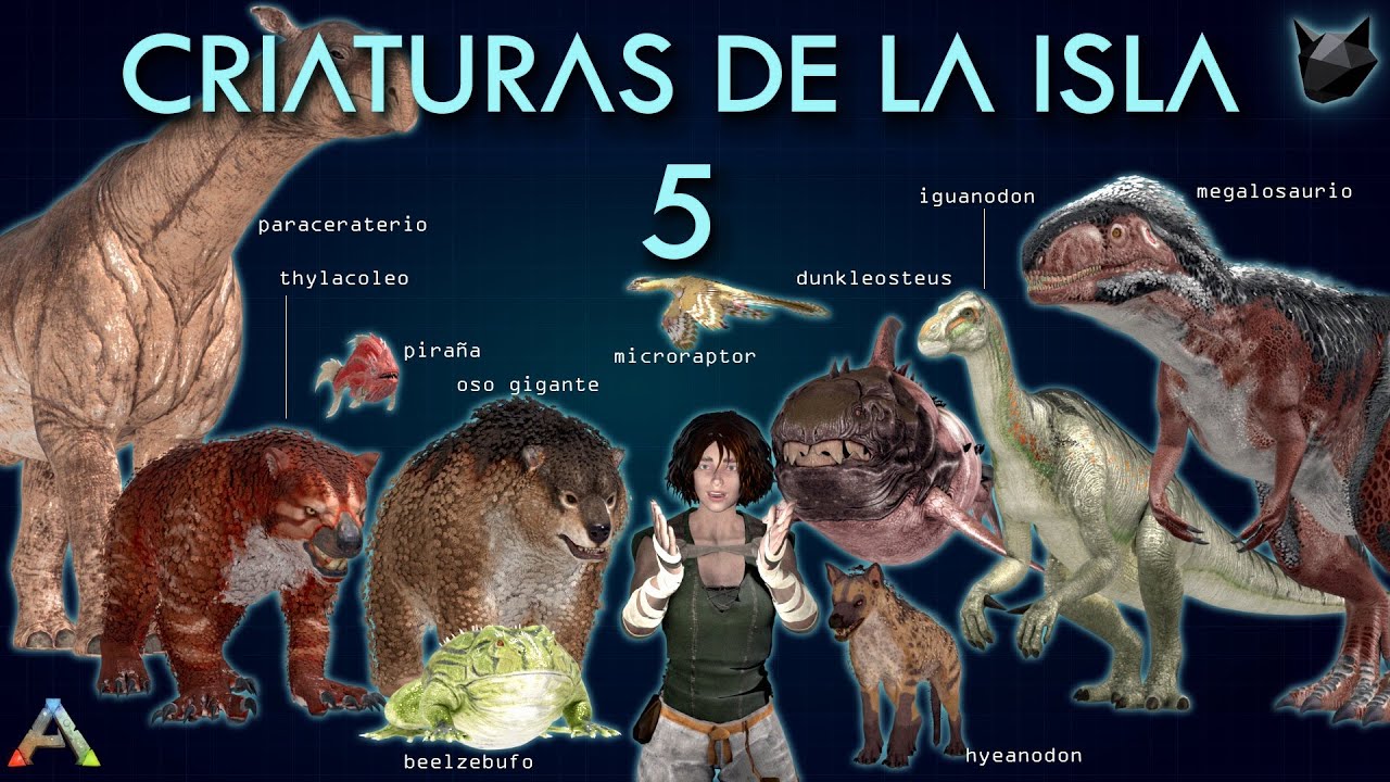 TODAS LAS CRIATURAS DE LA ISLA (51 - 60) - ARK: Survival Evolved - YouTube