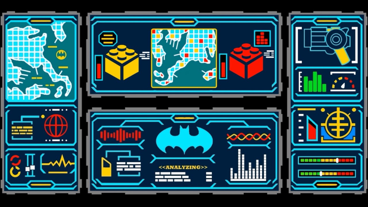 Dusty's Lego Bat-Cave Computer - YouTube