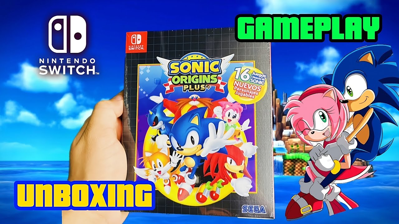 Sonic Origins Plus | Nintendo Switch | Unboxing + Gameplay - YouTube