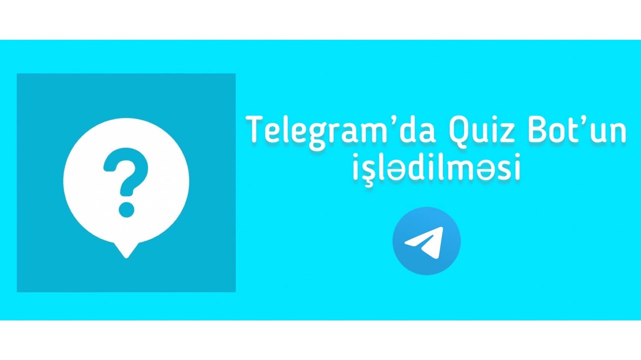 🤖Telegram’da “Quiz Bot" necə istifadə olunur? - YouTube