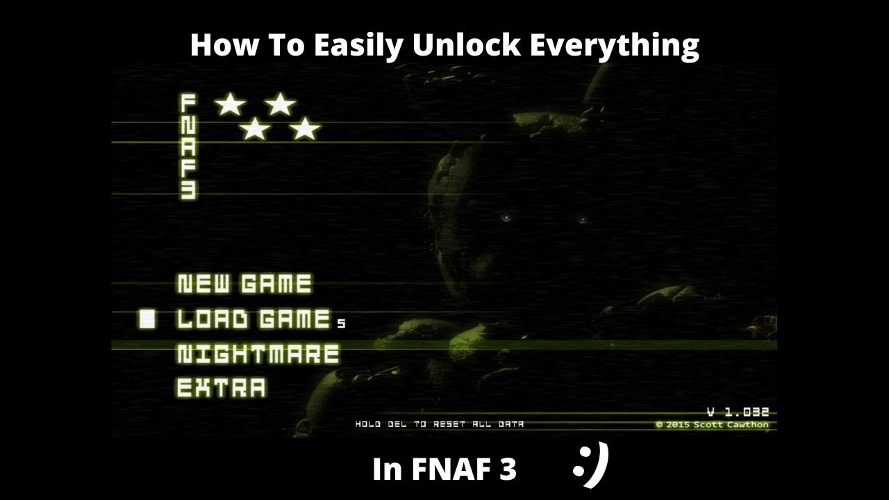 How to Easily Unlock Everything in FNAF 3 - YouTube