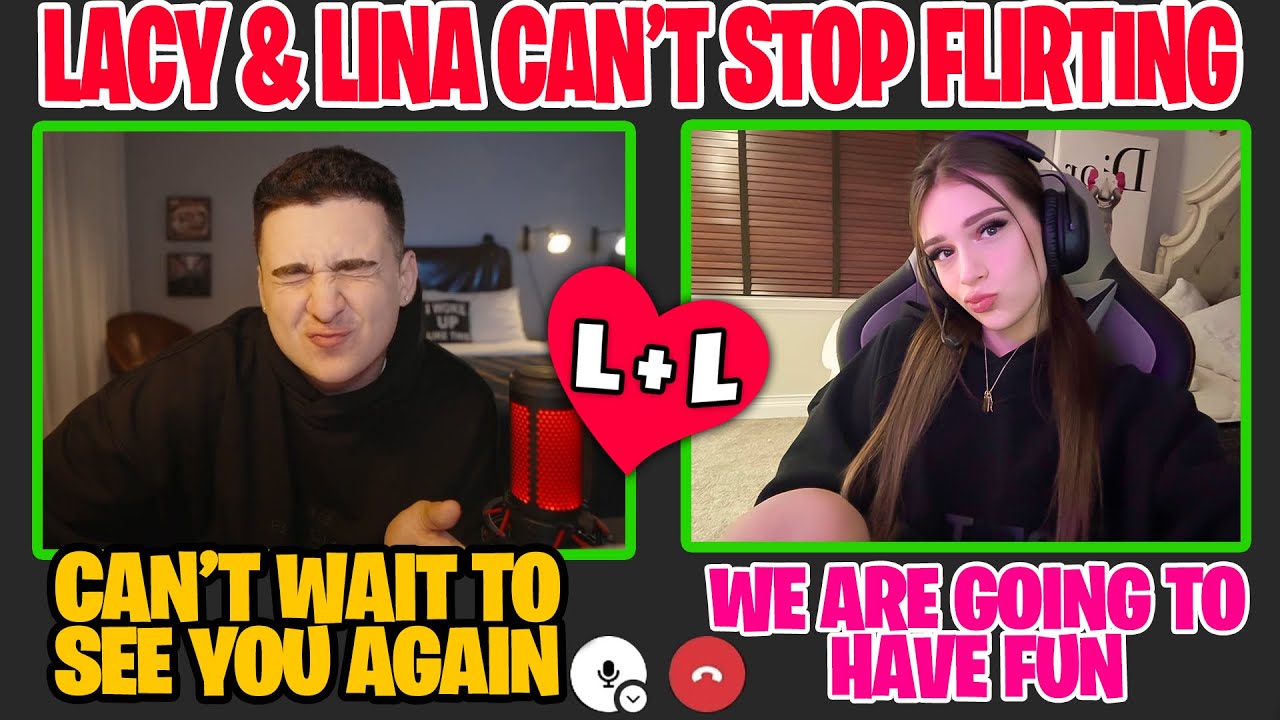 LACY In a Call With LINA Couldn't Stop FLIRTING And Confirm Another IRL ...