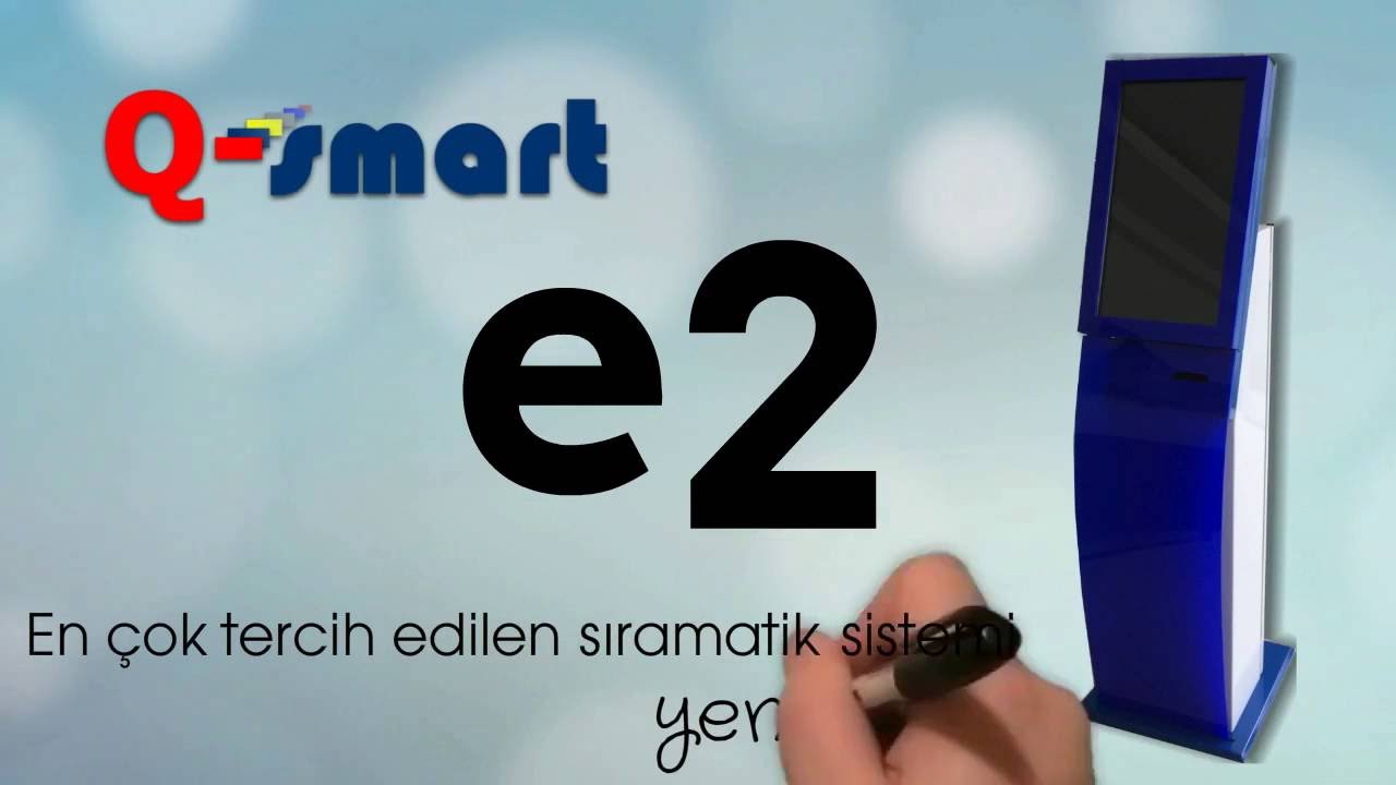 Q-smart E2 22 inç Dokunmatik Sıramatik Sistemi - YouTube