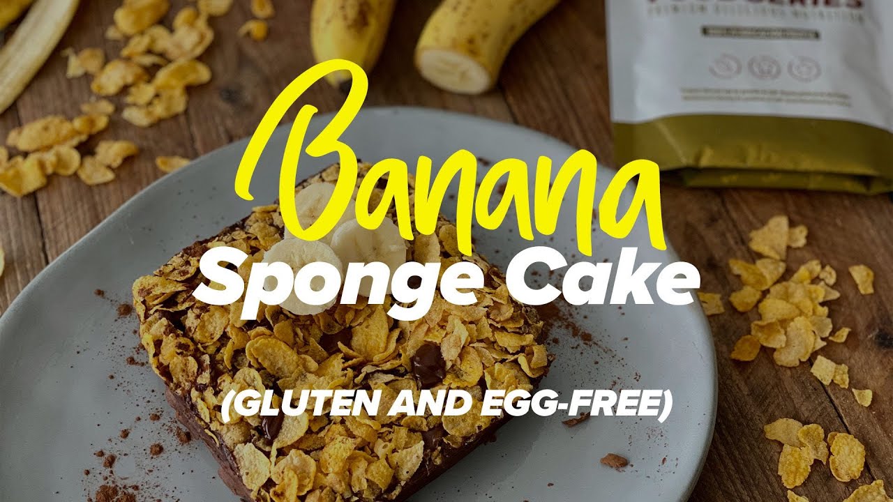 Banana Sponge Cake 🍌 Gluten and Egg-free - YouTube