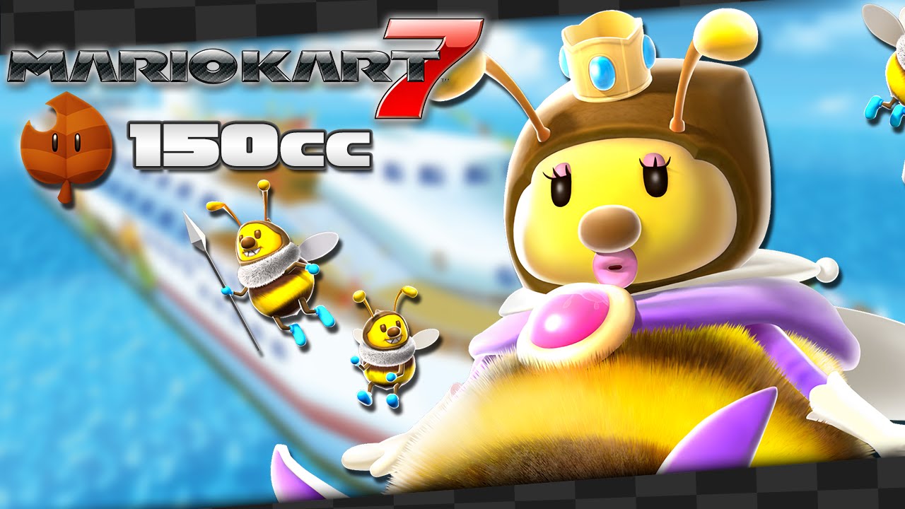 Mario Kart 7 - Retro Cups: Leaf Cup 150cc (Honey Queen Bee ...