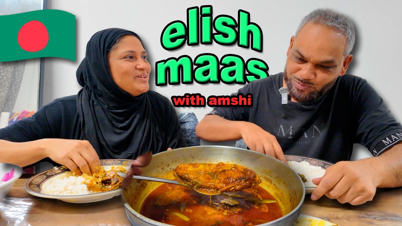 Traditional Bangladeshi Elish Maas with Amshi 🇧🇩 | Home Cooking Vlog ...