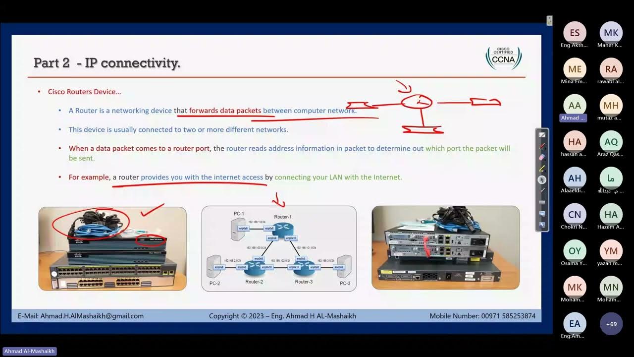 CCNA-PART 2 Lecture 1 20 Oct 2023 CCNA Part1 ( by Ahmad Mashaikh) - YouTube