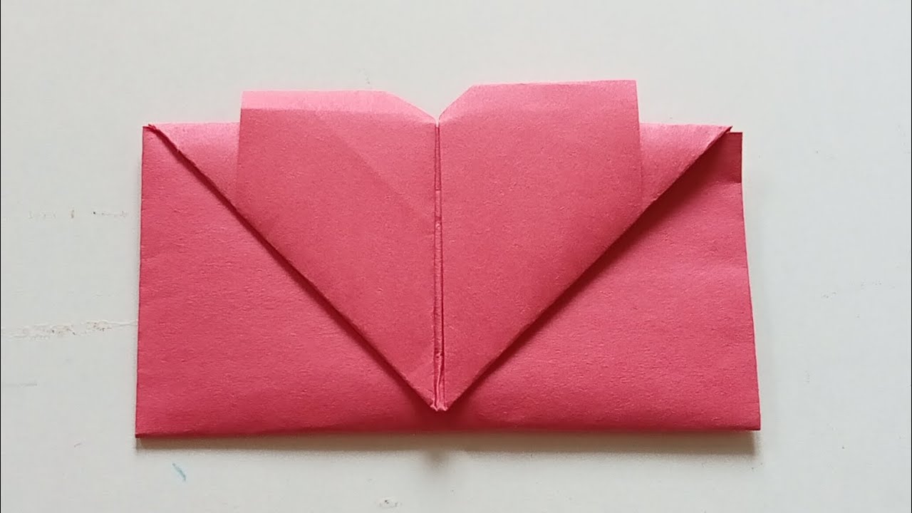 DIY easy heart envelope/ # it's time with shayes - YouTube