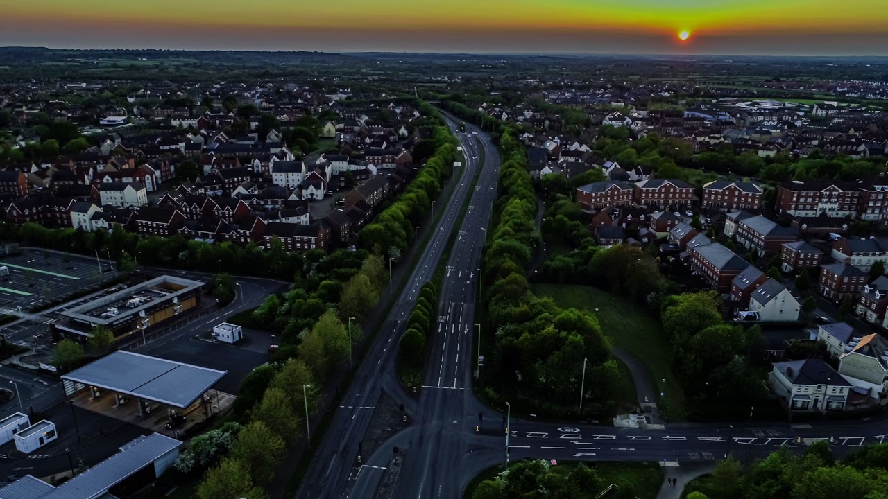 Thamesdown Drive, Swindon Sunset Hyperlapse - YouTube