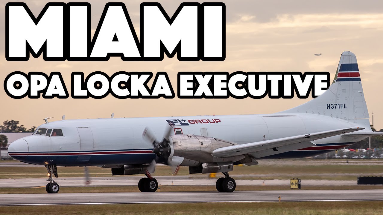 Miami's EXECUTIVE Plane Spotting: Classic + Private Aircraft at Opa ...