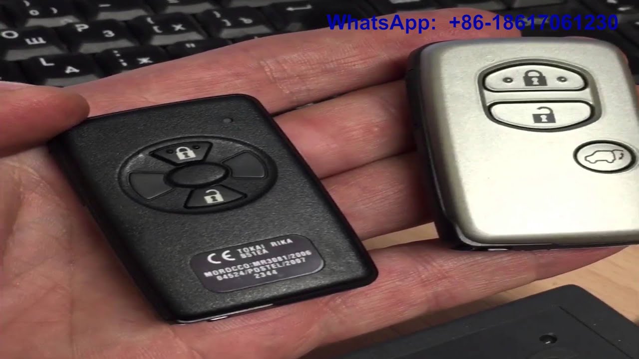 How to renew Toyota Lexus Subaru Smart Keys - YouTube