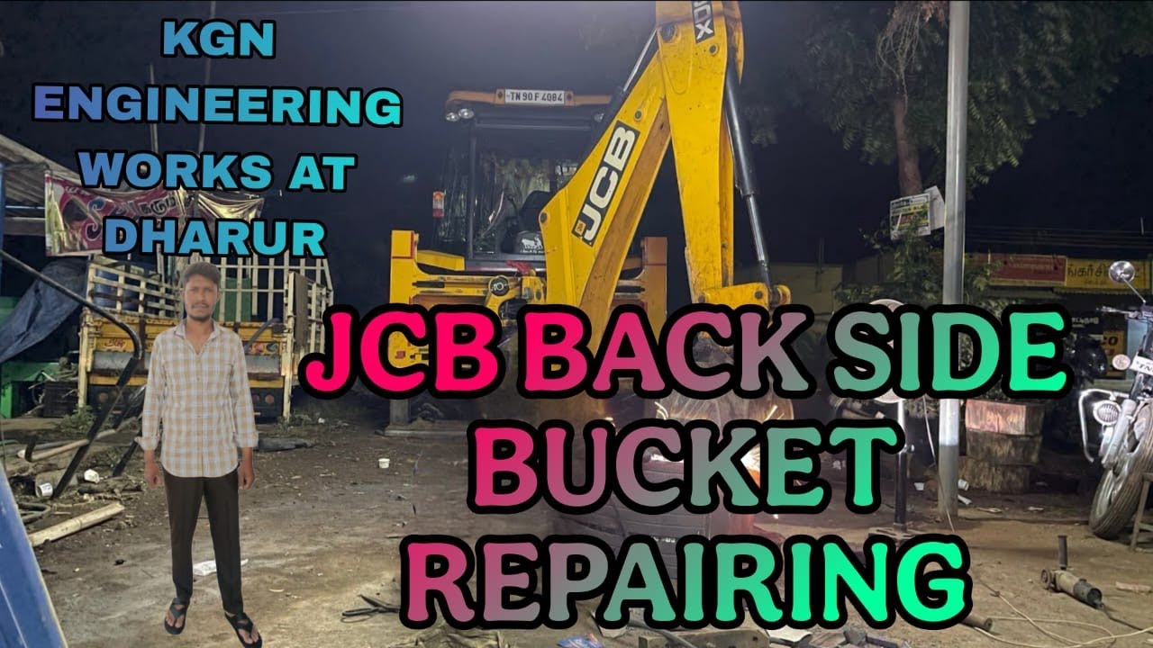 🛠️ JCB Back Bucket Heavy Welding & Repair Work | Full Workshop Process ...