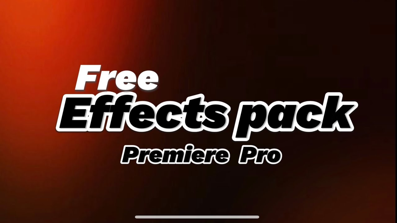 EFFECTS PACKS THAT WILL CHANGE THE WAY YOU EDIT - YouTube