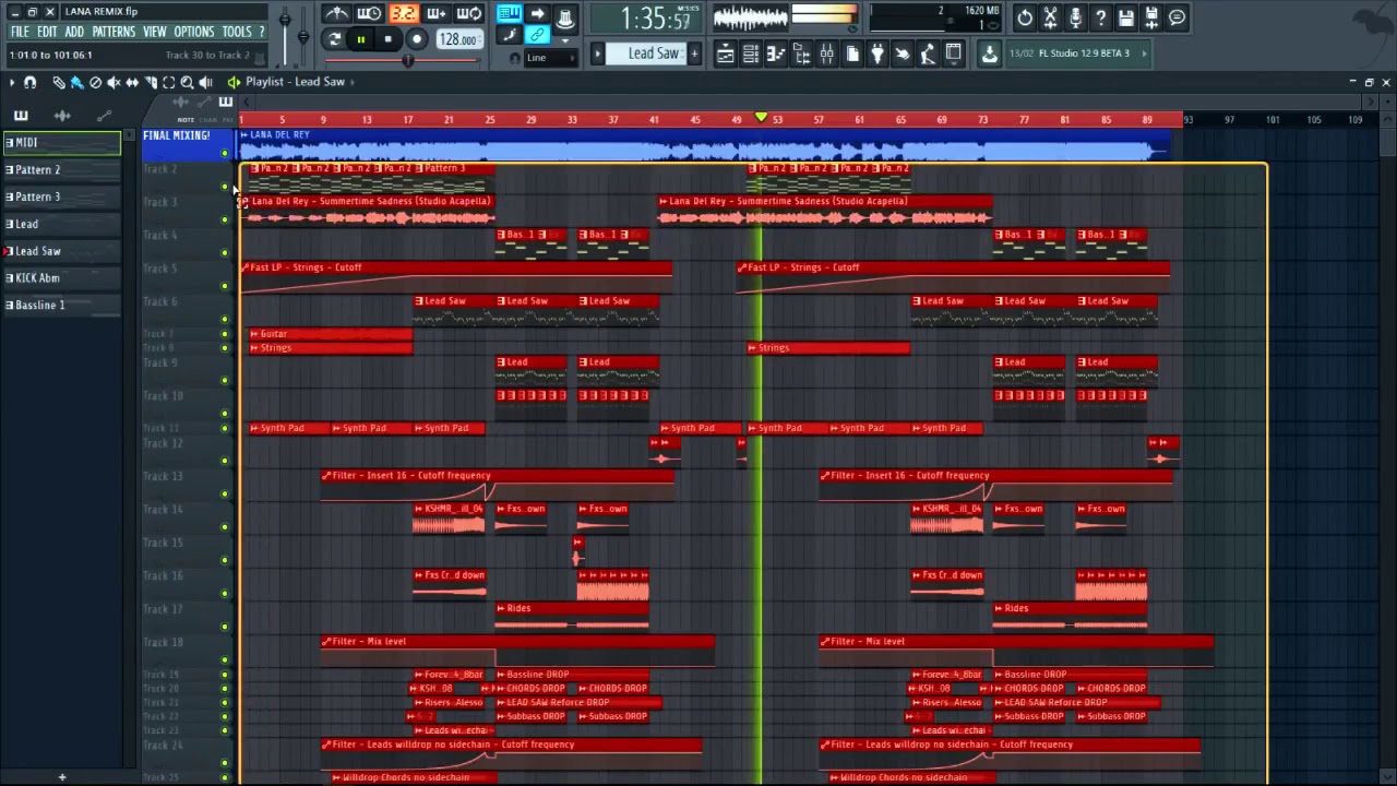 PUMMPY BEATZ LANA DEL REY:-SUMMERTIME SADNESS (PROGRESSIVE HOUSE FLP ...