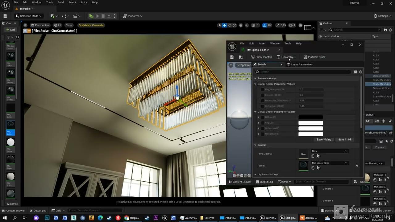 Flickering on glass , shader problem, fix in Unreal Engine 5.1 - YouTube
