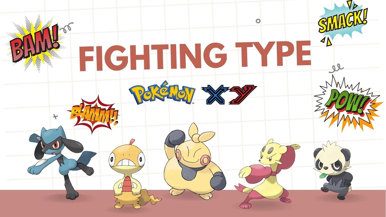 All Pokemon Character FIGHTING type - Pokemon x&y - YouTube