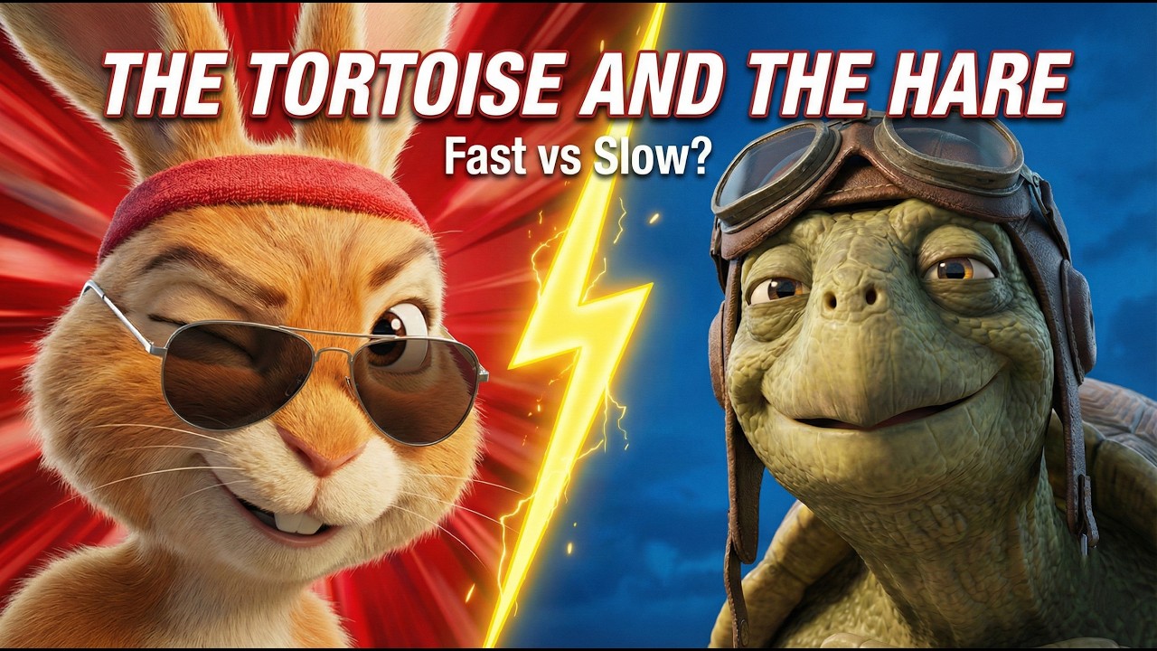 The Tortoise and the Hare 🐰🐢Why Slow & Steady Wins? - YouTube