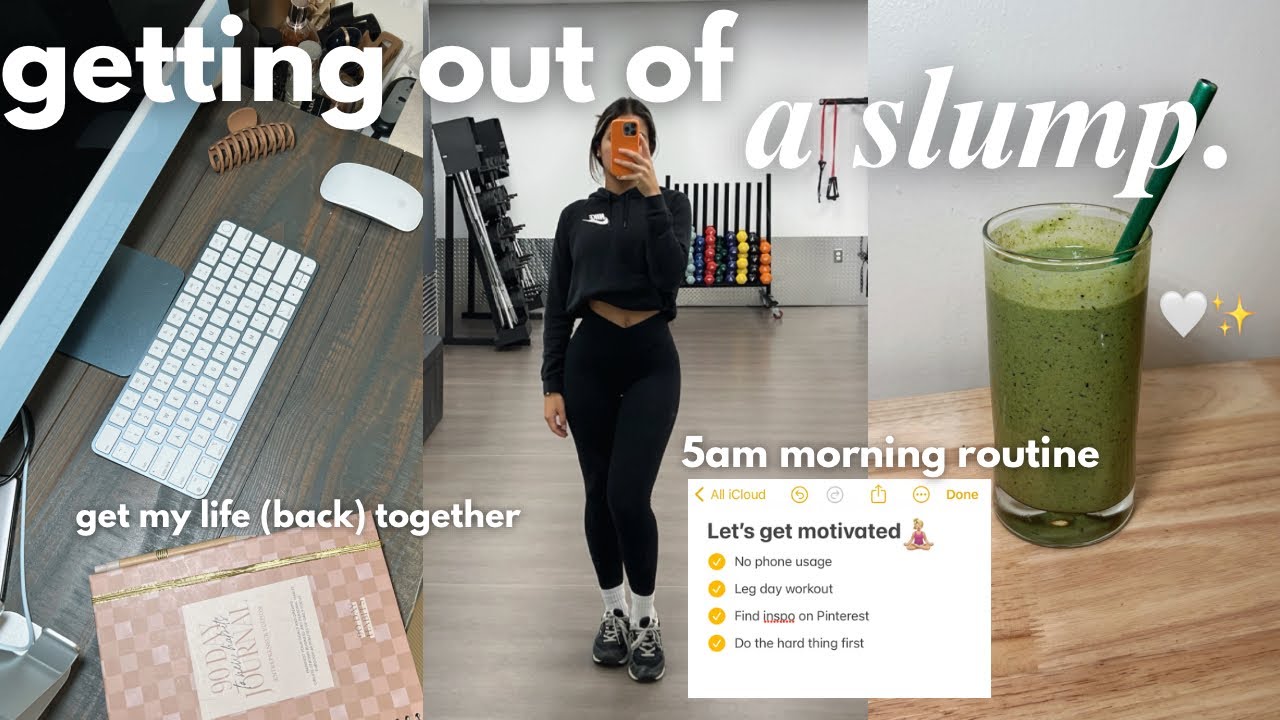 GETTING MY LIFE BACK TOGETHER for 2024| 5am morning routine, how to get ...