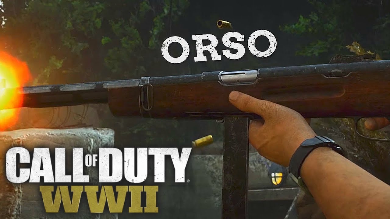 JOGANDO COM A NOVA SMG ORSO PELA 1ª VEZ! - COD WW2 AO VIVO - YouTube