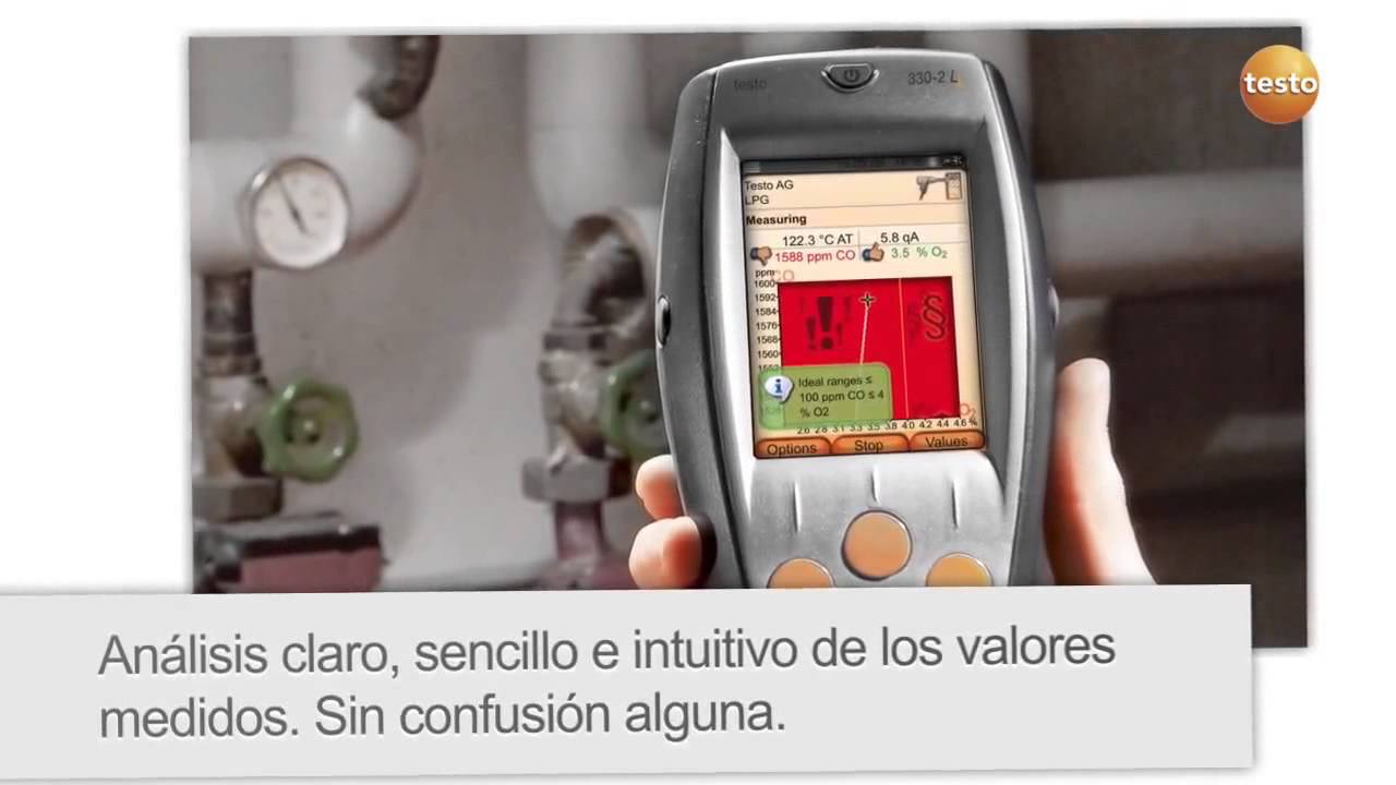 Testo - Presentación Analizador de gases de combustión testo 330 - 2LL ...