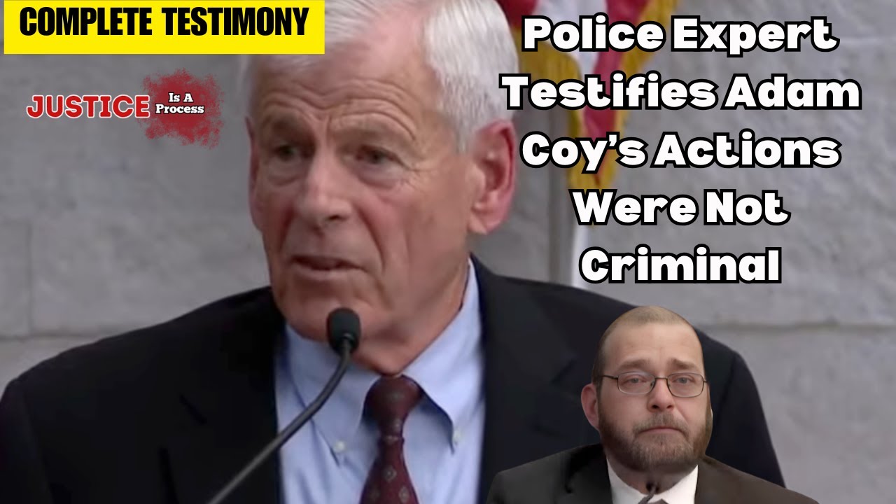 COMPLETE TESTIMONY: Use of Force Expert Tells Jury Adam Coy Acted ...