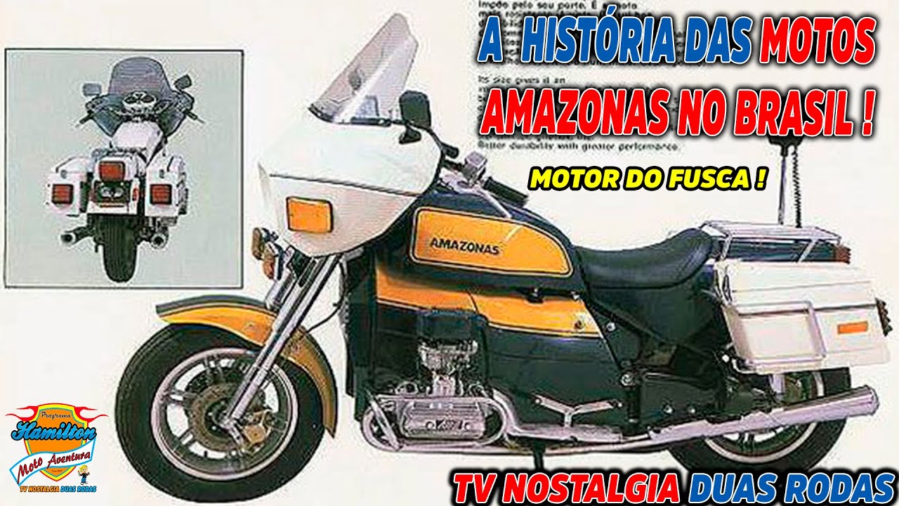 A história das motos Amazonas no Brasil, (MOTOR DO FUSCA) ! - TV ...