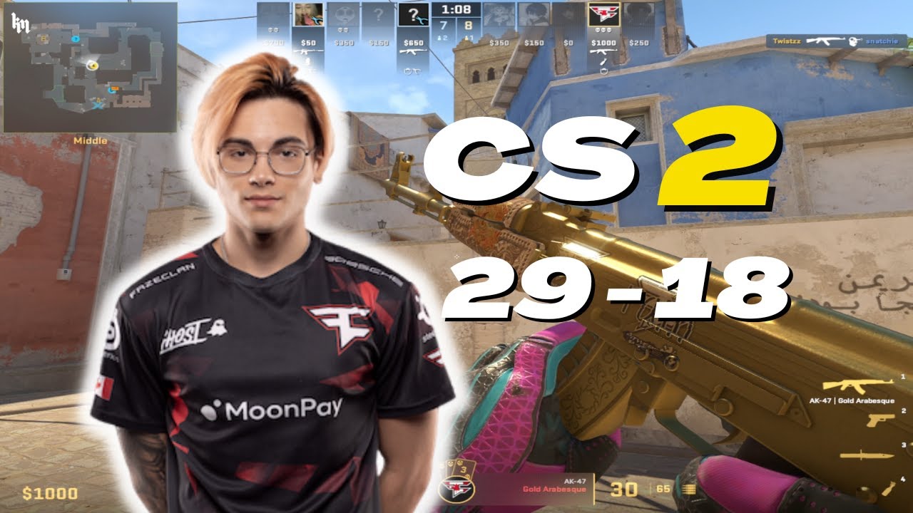 【CS2 POV + Utility】Twistzz (29-18) (mirage) | FACEIT Ranked | Nov 3 ...