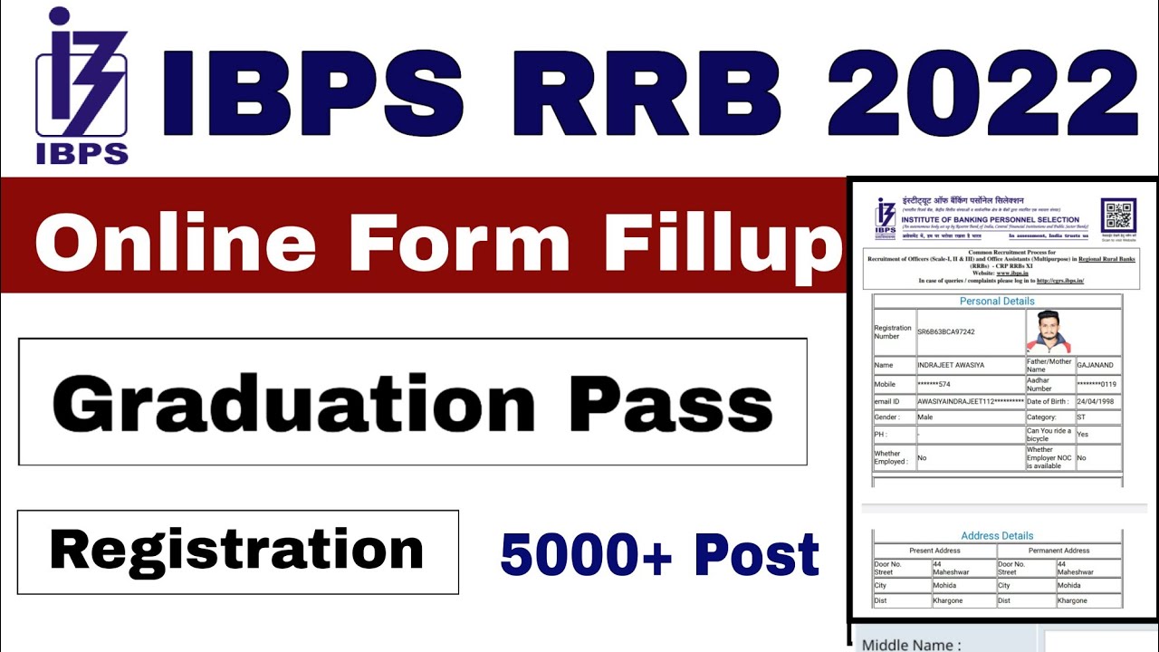 IBPS RRB XI Online Form Fill Up 2022// IBPS RRB XI Registration - YouTube