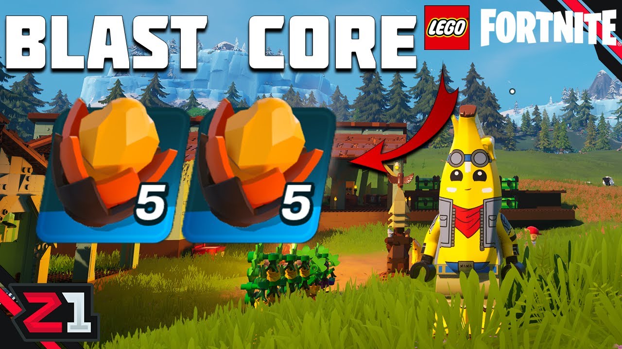 Where To Find Blast Core In Lego Fortnite ! - YouTube