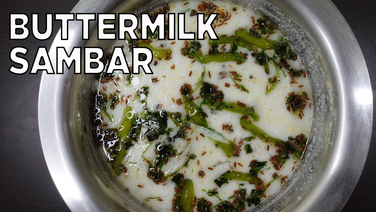 BUTTERMILK COLDDRINKS | BUTTERMILK SAMBAR RECIPE | Curd Colddrinks ...