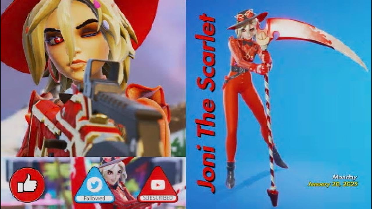 *NEW* Fortnite - Joni The Scarlet - Gameplay - First Look - January 20 ...