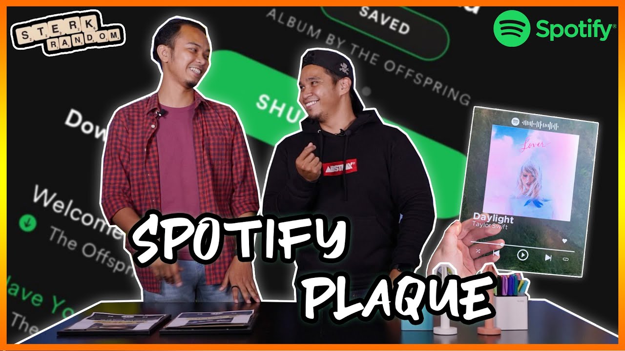 STERK RANDOM: DIY SPOTIFY PLAQUE | Sterk Production - YouTube