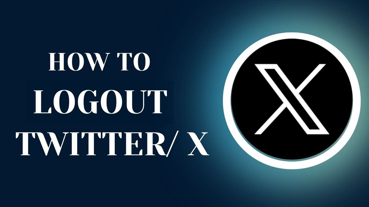 How to logout Twitter(X) Account from Android | Logout Twitter | 2023 ...