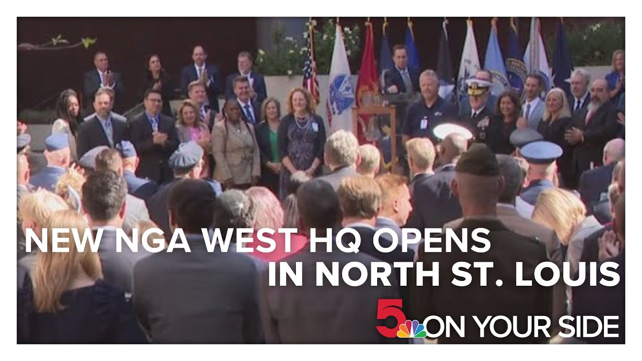 New NGA West headquarters officially opens in north St. Louis - YouTube